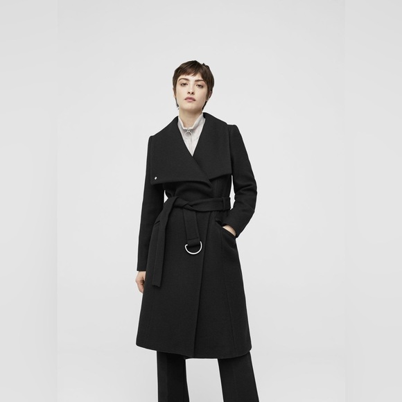 Mango | Jackets & Coats | Mango Venus Wool Widelapel Manteco Wool Wrap ...